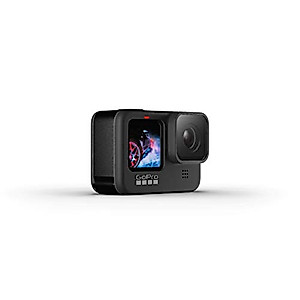 GoPro HERO9 Black - Waterproof Action Camera with Front LCD and Touch Rear Screens, 5K Ultra HD Video, 20MP Photos, 1080p Live Streaming, Webcam, Stabilization