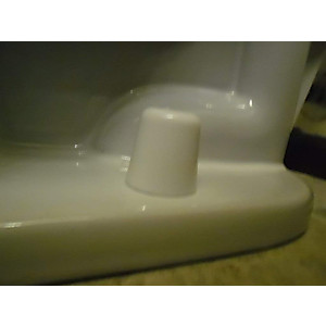 Stinky John's Tall Toilet Bolt Caps: Don't Cut Those Bolts! 100% Made in USA, toilet bolt caps, toilet bolt covers, toilet screw covers (Universal Fit, 2 Pack)