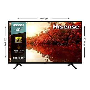 Hisense 40-Inch 40H5500F Class H55 Series Android Smart TV with Voice Remote (2020 Model)