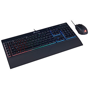 Corsair Gaming K55 + HARPOON RGB Gaming Keyboard and Mouse Combo (Renewed)