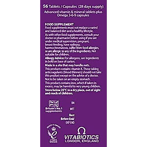 Vitabiotics Wellwoman Plus Tablets 56 Capsules