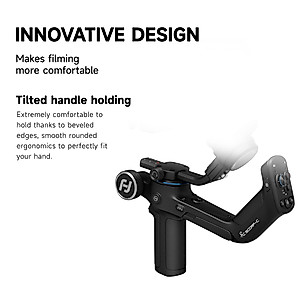 FeiyuTech SCORP-C Camera Gimbal Stabilizer, Max 5.5lbs Payload, 3-Axis Handheld Gimble Stabilizer for DSLR and Mirrorless Camera, Fits for Sony, Lumix, Nikon, Canon, Fujifilm, Cable Control