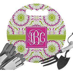 YouCustomizeIt Personalized Pink & Green Suzani Gardening Knee Cushion