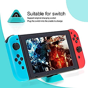 ECHZOVE Charging Dock Compatible with Switch Lite, Charger for Switch Lite with Charging Cable - Turquoise