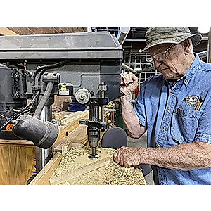 2-1/8" Forstner Bit, 2-1/8-Inch Diameter Wood Drilling Forstner Bit with 3/8-Inch Shank