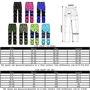 JOMLUN Boys Kids Youth Snow Ski Hiking Pants Outdoor Waterproof Windproof Soft Shell Fleece Lined Insulated Snowboard Pants