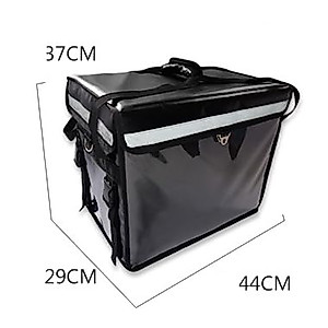 MAXBA Waterproof take-out boxes, delivery boxes, home dinner boxes, insulated food delivery backpacks, pockets and receipt windows, reusable refrigerated bags for food and beverage delivery