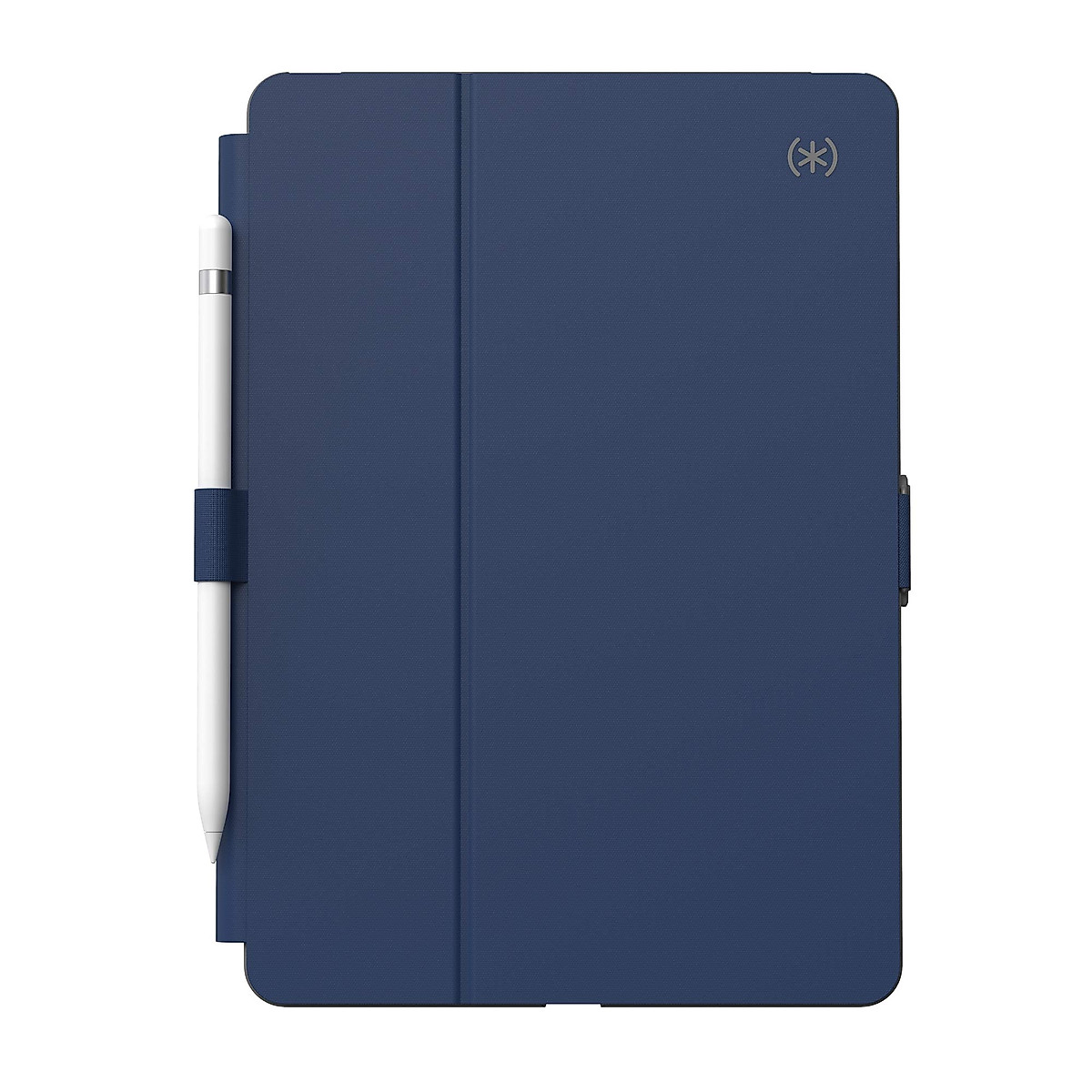 Speck Balance Folio Case for iPad 10.2 Inch (2019-2021) - Drop & Camera Protection, Slim Multi Range Stand, Apple Pencil Holder - Arcadia Navy/Moody Grey