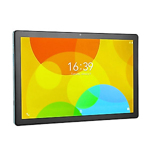 Haofy HD Tablet, Office Tablet 10.1 Inch Octa Core CPU 12MP 24MP Camera Dual Card Slots for School (US Plug)
