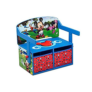 Delta Children Kids Convertible Activity Bench - Greenguard Gold Certified, Disney Mickey Mouse