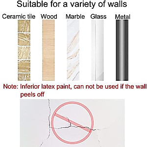 Medsuo Self-Adhesive Phone Holder Wall Mounted Cellphone Stand Charging Holder for Smartphones Cellphone Bracket Suitable for Home and Office (Gold)