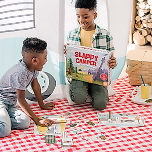 MindWare Slappy Camper Strategy Game - Think Fast and Fill Your Camper – for 2-4 Players – Ages 5 and Up