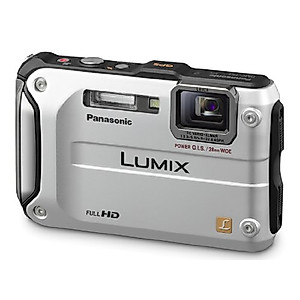 Panasonic Lumix DMC-TS3 12.1 MP Rugged/Waterproof Digital Camera with 4.6x Wide Angle Optical Image Stabilized Zoom and 2.7-Inch LCD (Silver)