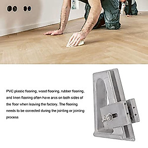 EVTSCAN Aluminum Alloy Flooring Trimming Skiving Knife,with Hex Wrench，Laminate Floor Cutter，for PVC Plastic Flooring, Wood Flooring, Rubber Flooring, and Linen Flooring