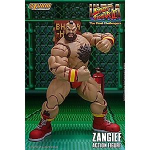 Storm Collectibles - Ultimate Street Fighter II: The Final Challenger - Zangief, Action Figure, STM87180 Red