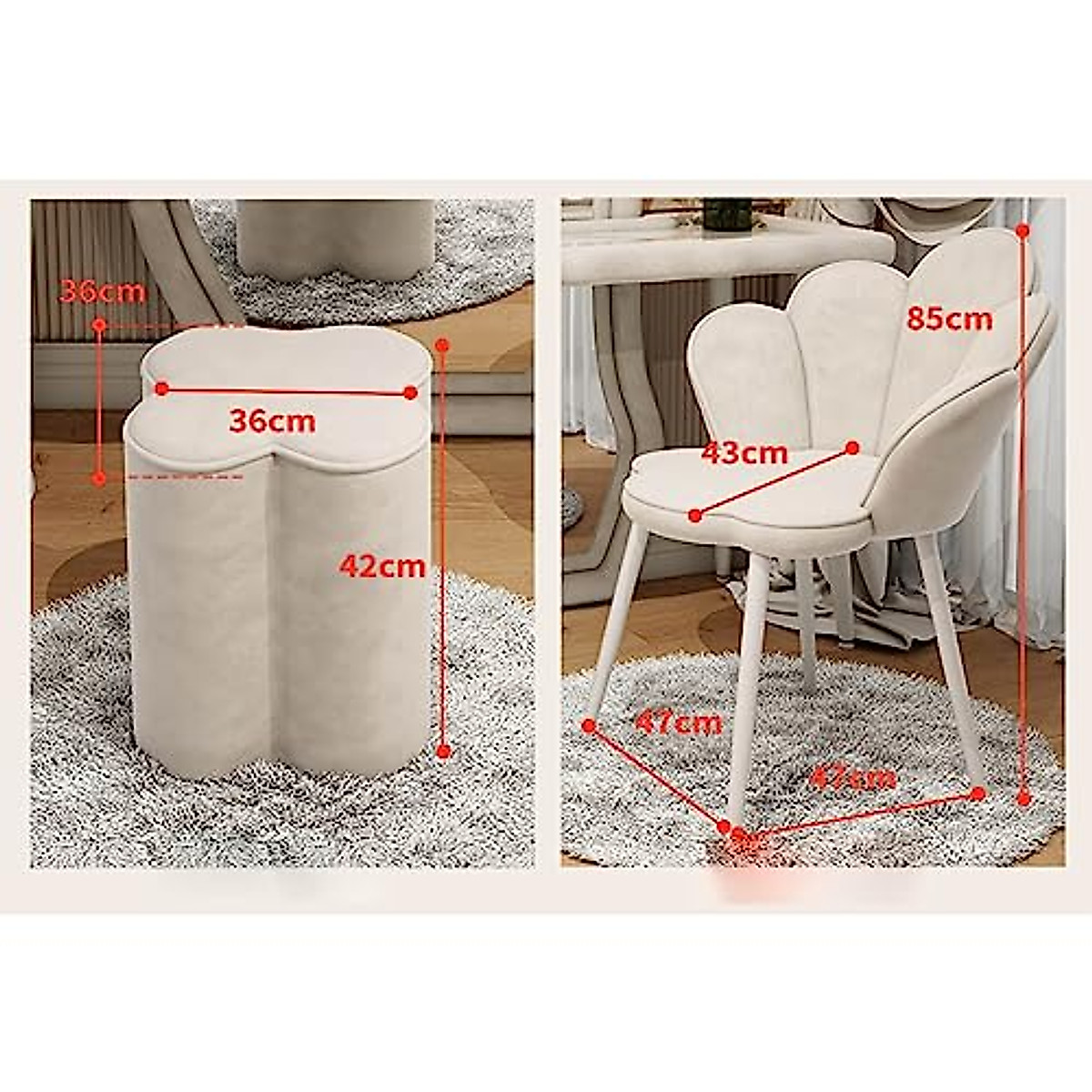 Makeup Vanity with Lights,Vanity Desk with Chair, Drawers Makeup Table with Lighted Mirror, 3 Lighting Colors for Women Girls