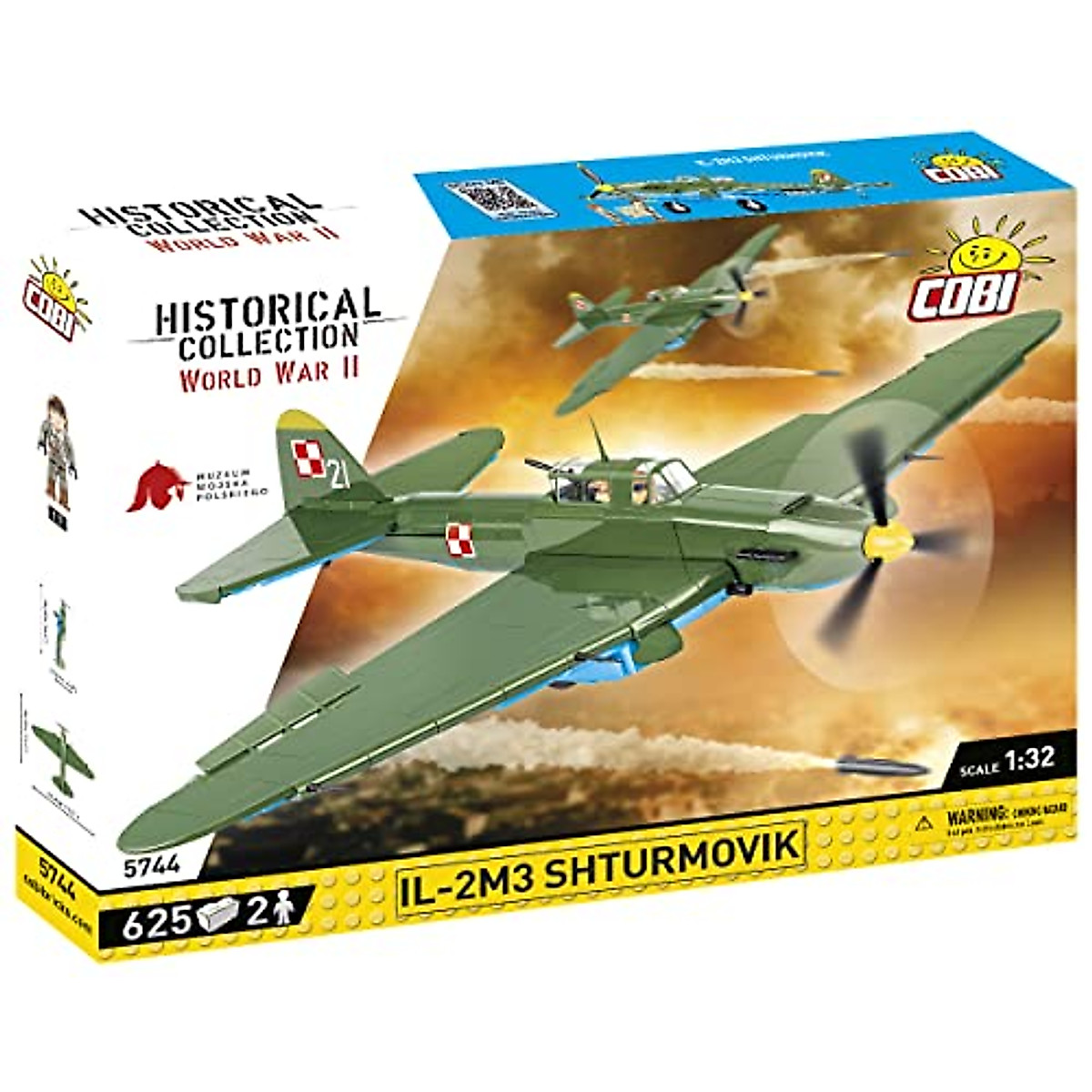 COBI Historical Collection Polish Army Museum IL-2M3 Aircraft
