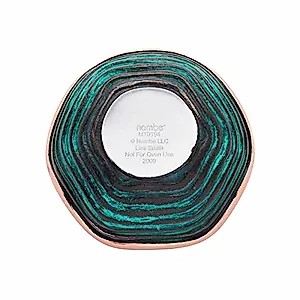 nambe Mini Copper Canyon Bowl | 4.5-Inch Fruit Bowl for Kitchen Counter, Table, Mantel Décor | Decorative Scalloped Edge Vegetable Basket | Salad Serving Bowl | 6.5-Ounce