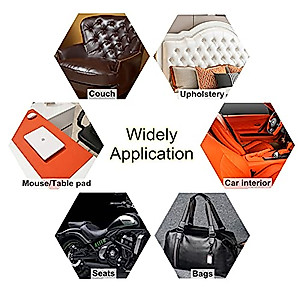 ILOFRI Large Leather Repair Patch Tape Light Grey 60x17 inch, Durable Self Adhesive Backing, Vinyl and Leather Repair Kit for Couches, Car Seats, Furniture, Upholstery, Sofa, Boat Seats - Light Grey