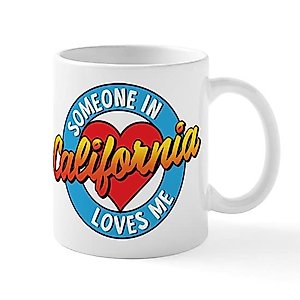 CafePress Someone In California Loves Me Ceramic Coffee Mug, Tea Cup 11 oz