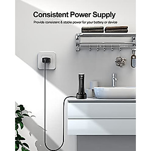 Replacement Charging Cable Fit for MANSCAPED Lawn Mower 3.0/2.0 Electric Trimmer AC Charger Power Supply Adapter Cord