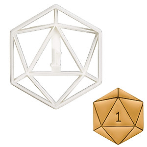 Natural 1 Icosahedron cookie cutter, 1 piece - Bakerlogy