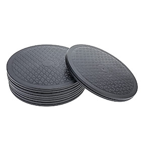 Heavy Duty 5 PCS 360° Rotating Swivel Turntable with Steel Ball Bearings, Monitor Swivel Stand for Monitor/TV/Computer/Lazy Susan