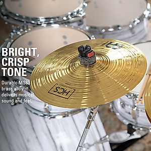 Meinl Cymbals HCS 10" Splash Cymbal for Drum Set — Made in Germany — Traditional Medium Brass, 2-Year Warranty, (HCS10S)