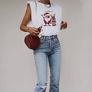 Christmas Iron on Patches Santa Claus Elk Iron on Stickers Decals Washable Heat Transfer Appliques for Jacket Jeans Clothing Decorations clothes Accessories DIY Crafts Party Favors Decors 3 sheets