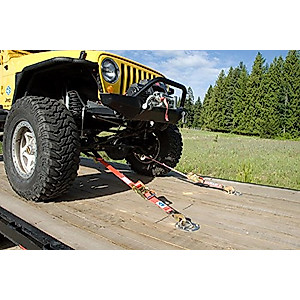 Mac's Tie-Downs 511108 Black Super Pack with 8' x 2" Combination Axle Straps