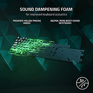 Razer Huntsman V2 Optical Gaming Keyboard: Fastest Clicky Optical Switches w/Quick Keystrokes - Doubleshot PBT Keycaps - Dedicated Media Keys & Dial - Ergonomic (Renewed), Black