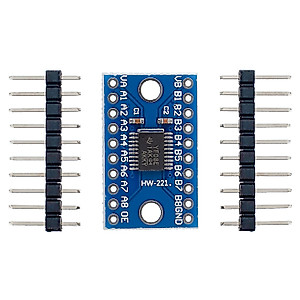 EPLZON TXS0108E High Speed Full Duplex Logic Level Converter 8 Channel SPI 8 Way 3.3V 5V IIC 8-Bit Bi-Directional Converter Module Apply to Raspberry Pi and Arduino (Pack of 5 Set)