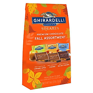 GHIRARDELLI Premium Chocolate Fall Assortment - Pack of 2 - 9 oz Bags - Get Ready for Fall and Winter Weather with Delicious Tasting Chocolate - Share with Friends and Family and Stock the Pantry or Office with This 2 Pack
