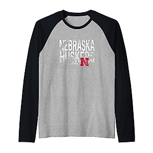 Nebraska Cornhuskers Supplement Vintage Raglan Baseball Tee