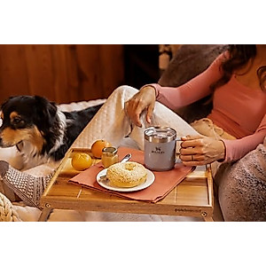 Stanley Stay-Hot Camp Mug 12 oz | Press Fit Drink Through Lid | Cup for Coffee, Tea and Drinks | Insulated Stainless Steel Coffee Mug | BPA-Free | Navy