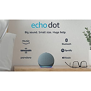 Echo Dot (4th Gen) | Smart speaker with Alexa | Twilight Blue
