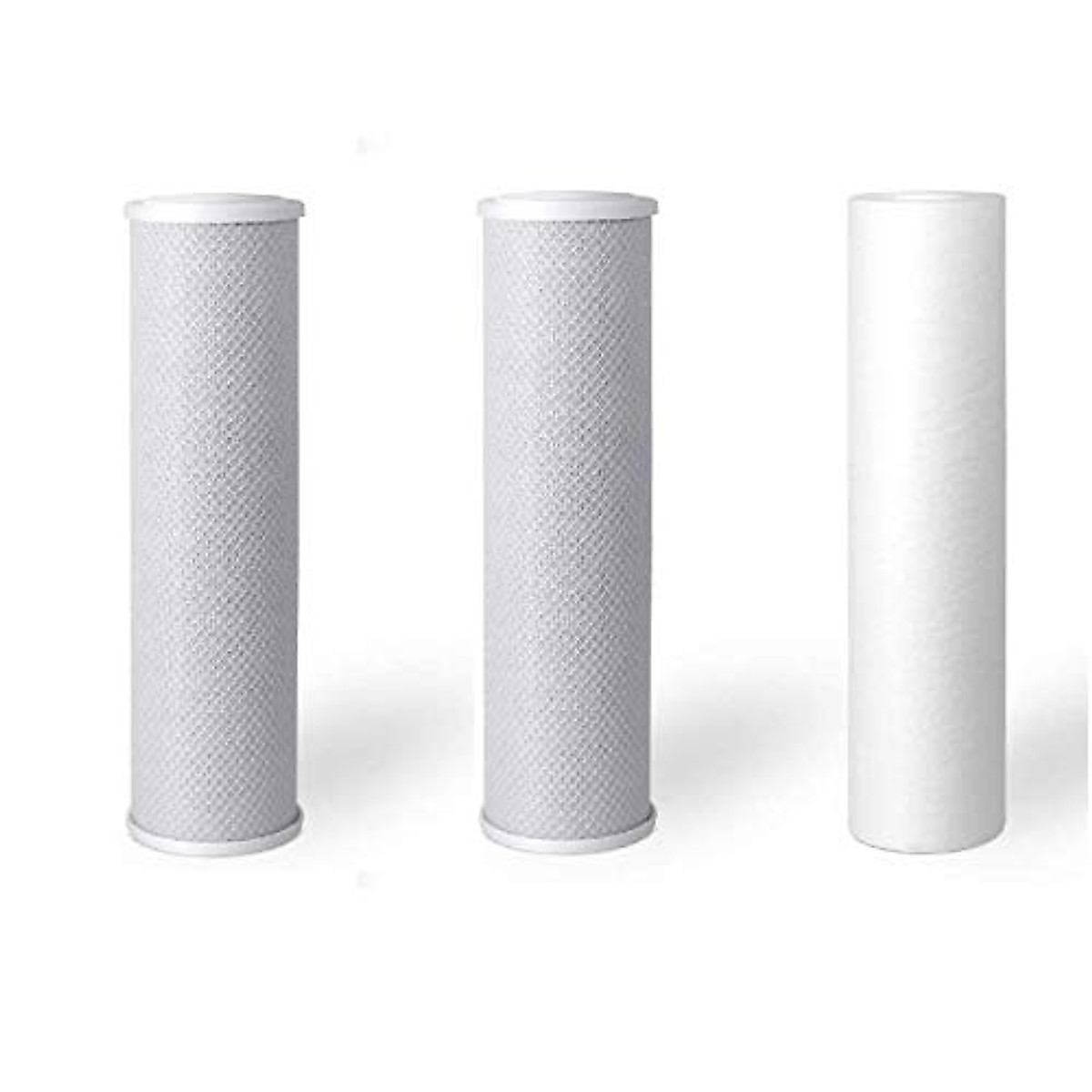 Oceanic Water Systems 3 Replacement Reverse Osmosis Water Filters | 2.5" x 10" Sediment + Carbon Block