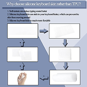 Silicone Keyboard Cover Skin for Apple Magic Keyboard with Numeric Keypad MQ052LL/A (A1843) US Layout Ultra Thin Protector Skin Accessories Transparent