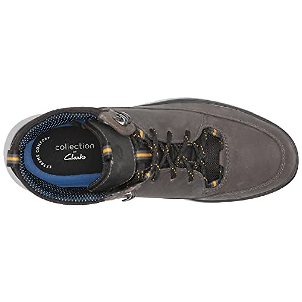 Clarks Men's Braxin Hiker Waterproof Ankle Boot, Grey Leather, 11