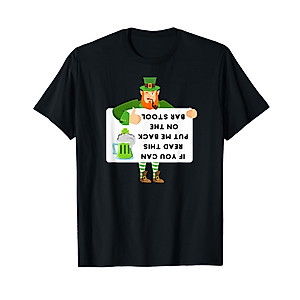 Irish Bar Stool St. Patrick's Day T-Shirt