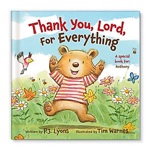 Thank You, Lord, for Everything Personalized Children's Story - I See Me! (Hardcover)