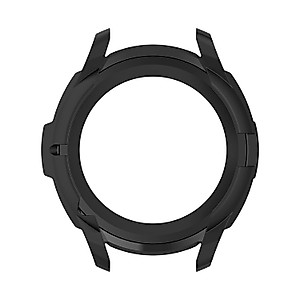 TenCloud Bezel Case Compatible with Samsung Galaxy Watch 4 Classic 42MM 46MM Watch Rotatable Bezel Inserted Cover Protector for Galaxy Watch 4 Classic Case (Black, 42mm)