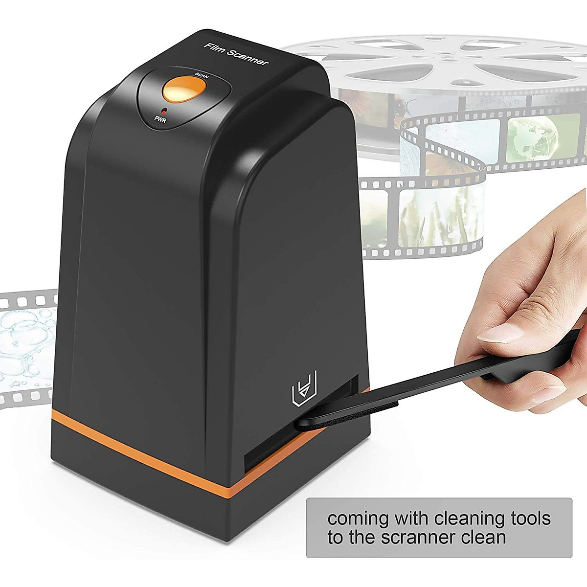 135 Film Slide Scanner Converts Negative,Slide&Film to Digital Photo,Supports MAC/ Windows XP/Vista/ 7/8/10