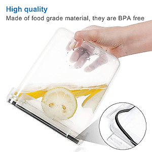 TINGFENG 8 PCS Airtight Food Storage Containers with Lids, BPA Free Plastic Storage Containers with Lids Food Container Sets