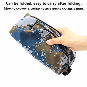 ISEMRO Portable Fishing Rod Bag Collapsible Fishing Bag Large Capacity Outdoor Nylon Carrying Case (50CM Length)