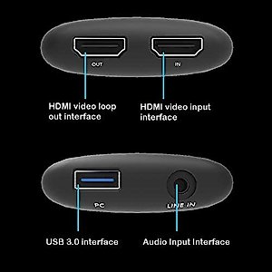 Y&H 4K Game Capture Card Live Streaming and Record in 4K30P or 1080P 120HZ,HDMI Zero-Lag Pass-Through USB3.0 Video Ultra-Low Latency for PS3, PS4, Xbox Series X/S, Xbox One, Nintendo Switch