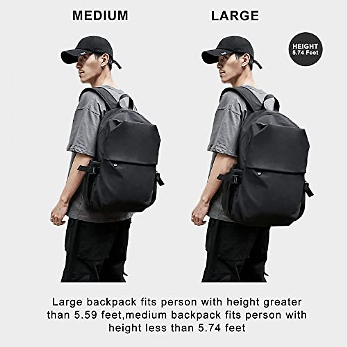 SEEKSOP Laptop Backpack for Men Work Business Backpack for Women Knapsack Computer Bags Fit 15.6" Laptop