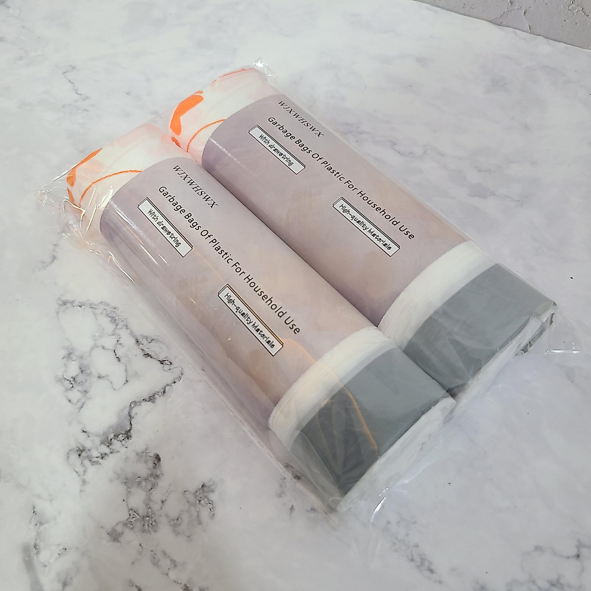 WJXWHSWX Convenient household drawstring plastic garbage bags