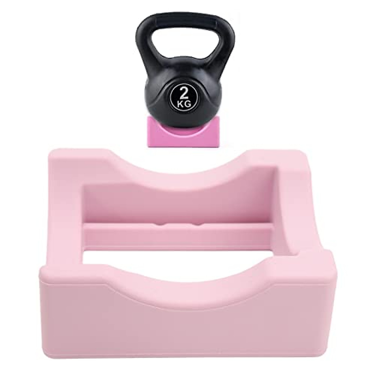 GLOGLOW Non Slip Cup Cradle, Flexible Stable Support Compact Anti Scratch Silicone Cup Cradle for Crafting for Mugs (Pink)