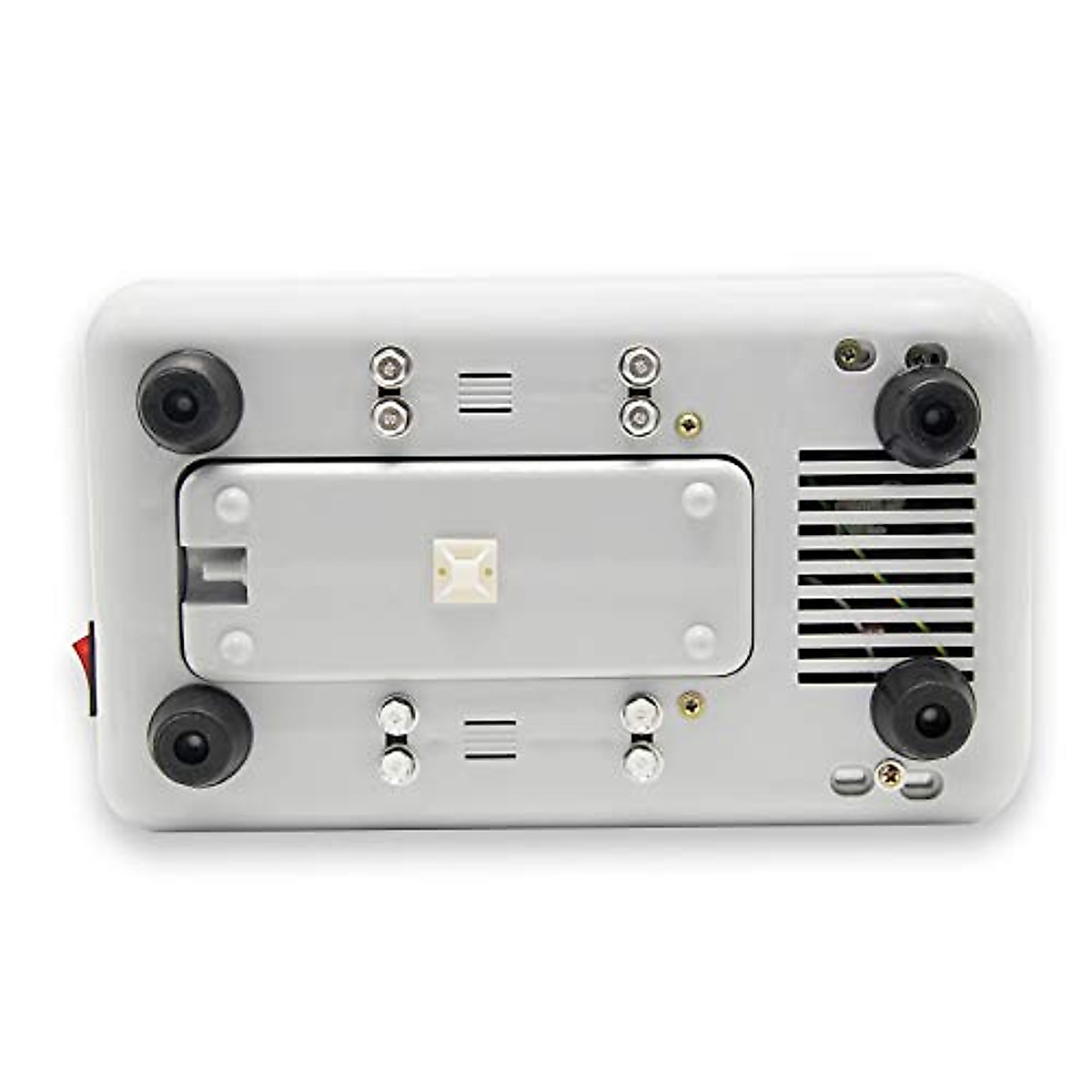 Huanyu Manual Optical Lens Edger Hand Mill Edging Machine Processing Grinder Grinding Machine Milling Machine, Rough & Fine & V Shape Groove (110V)